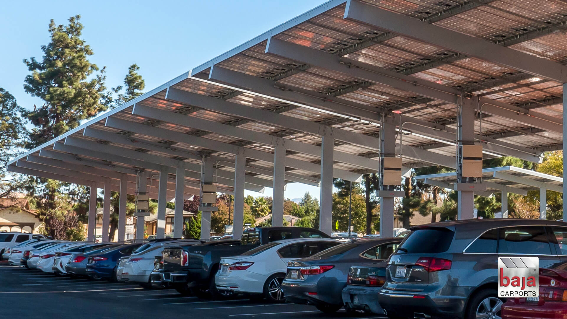 Carport Solutions for Parking Lots | Baja Carports